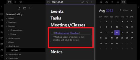Taking Notes With Obsidian
