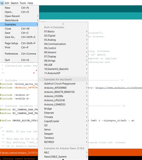 Error To Connect Camera Ov7675 Help Edge Impulse Forum