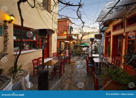 Plaka In Athens Greece Editorial Stock Photo Image Of Restaurants