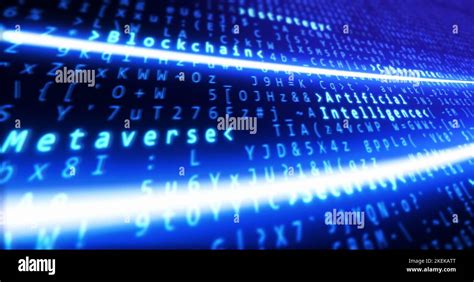 Binary Code With Artificial Intelligence Block Chain And Metaverse