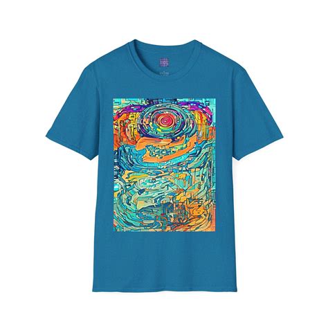 Modern Art T Shirt Abstract Shirt Artsy Tee Geometric Top Artistic