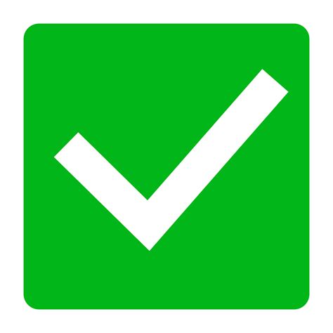 green check box task completed questionnaire choice vector 26530514