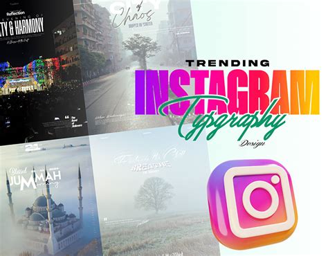 Instagram Typography Insta Banner Projects Photos Videos Logos