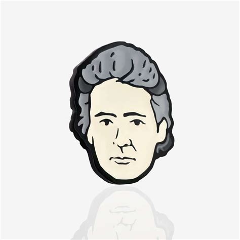 Metal Pin In Tribute To Marie Curie Sk Odowska