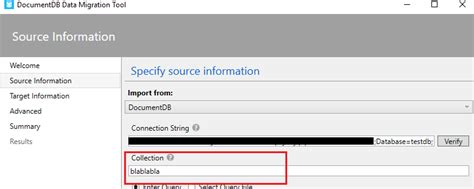 Azure Documentdb Data Migration Tool Cant Migrate From Db To Db