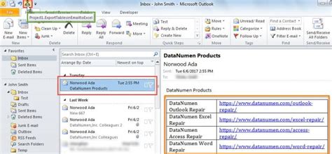 How To Quickly Export All Tables From An Outlook Email To An Excel