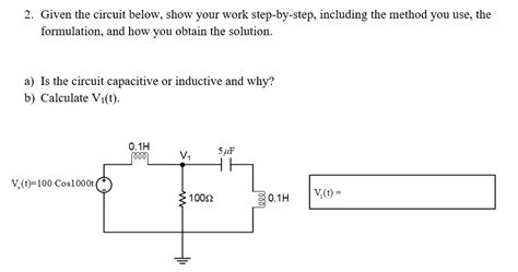 Given The Circuit Below Show Your Work Chegg