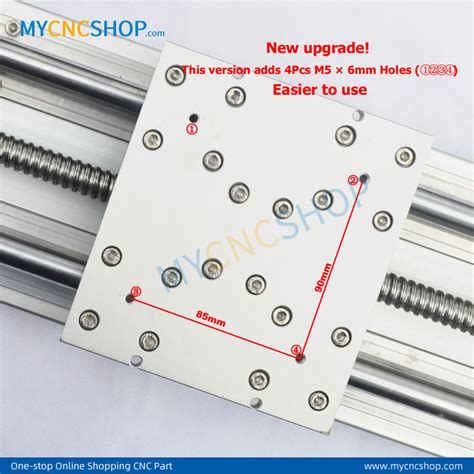 1250mm Travel Length Nema23 Linear Actuator Precision Workstations With Sfu1610 Linear Stage