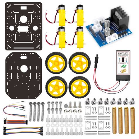 osoyoo flexirover building kit for arduino customizable robot car chassis