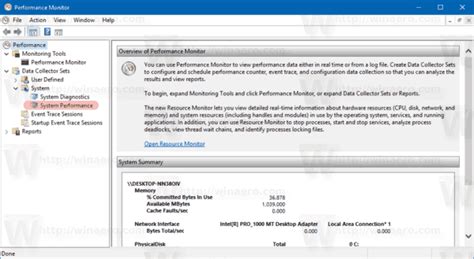 How To Create System Performance Report In Windows