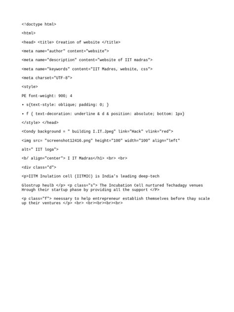 doctype html pdf