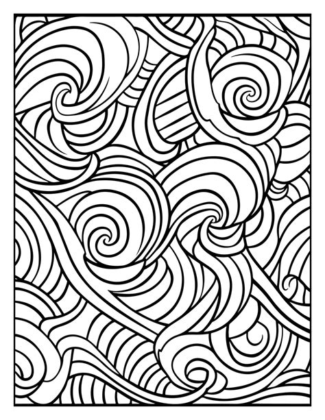 Mindful Pattern Coloring Book Aha Printables