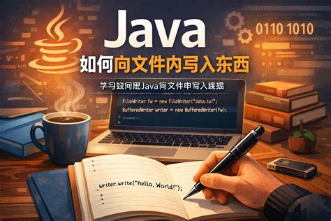 Java如何向文件内写入东西 Java如何向文件内写入东西
