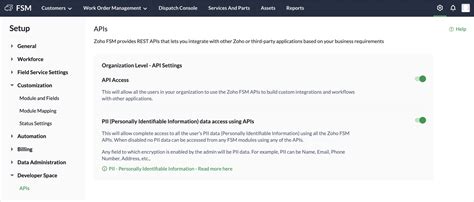 Zoho Fsm Field Service Management And Rest Apis