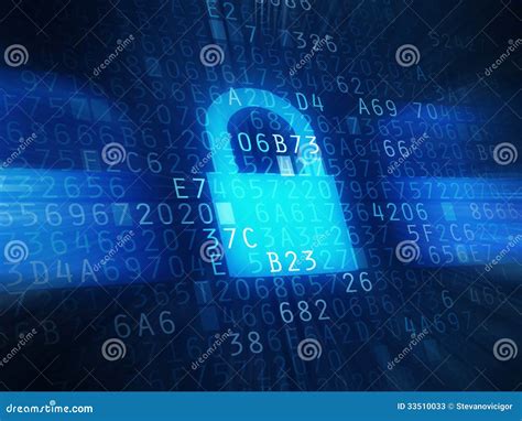 Security Code Password Protection Stock Illustration Illustration Of