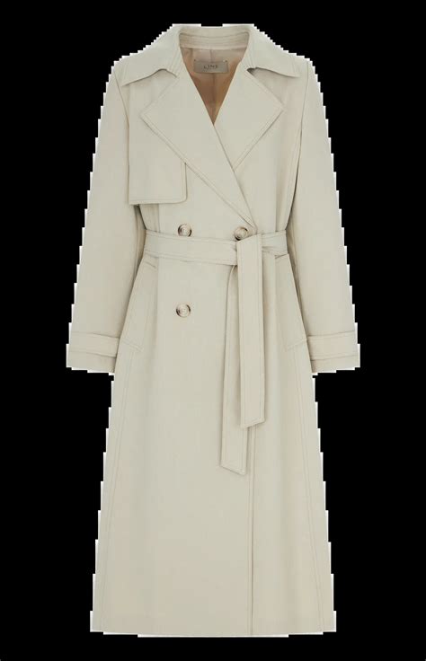 Bylynnshop 클래식 더블버튼 트렌치 코트