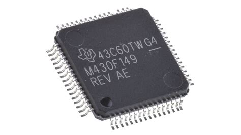 Texas Instruments Msp430f149ipm 16bit Msp430 Microcontroller Msp430 8mhz 60 Kb 256 B Flash