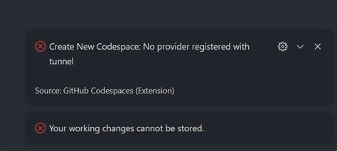 Cannot Continue On From Tunnels In Vscode Dev To Codespaces Issue