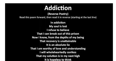 Life Issues An Addiction Recovery Ministry Poems