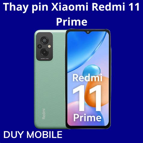 Thay Pin Xiaomi Redmi Prime Duy Mobile