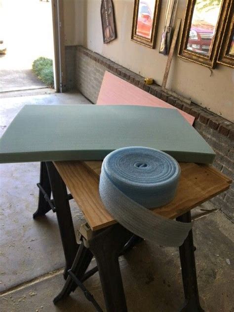 Rap Foam Around Edge Of Each Of Three Cot Sections Securing With Spray Glue Decor Home Decor