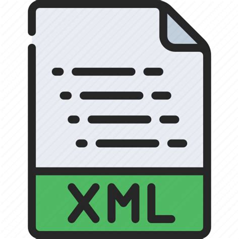 xml file document filetype documents icon download on iconfinder