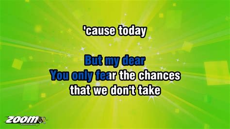 Michael Buble Today Is Yesterdays Tomorrow Karaoke Version From