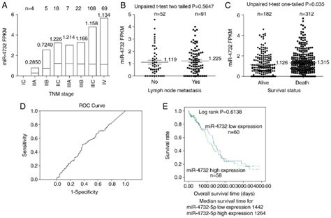 Expression Levels Of Mir 4732 In Patients With Oc Mirna Expression Download Scientific Diagram