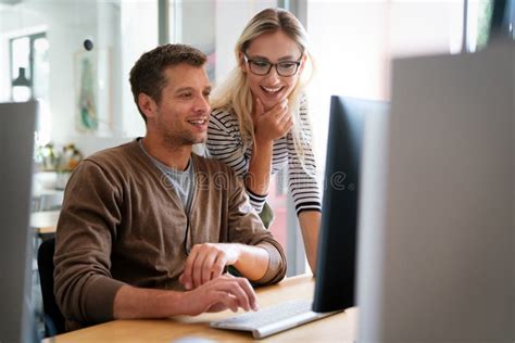 Software Engineers Working On Project And Programming In Company Startup Business Group Concept