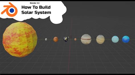 solar system in blender showcase tutorial blender 3 3 youtube