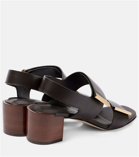 Tods 55 Leather Sandals Tods