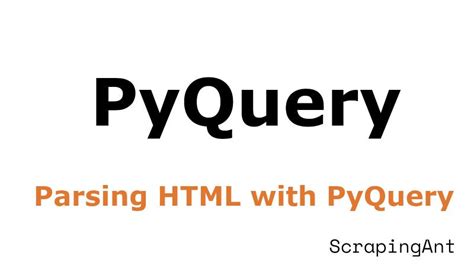 Scrapingant On Linkedin Parsing Html With Pyquery A Comprehensive Python Tutorial Scrapingant