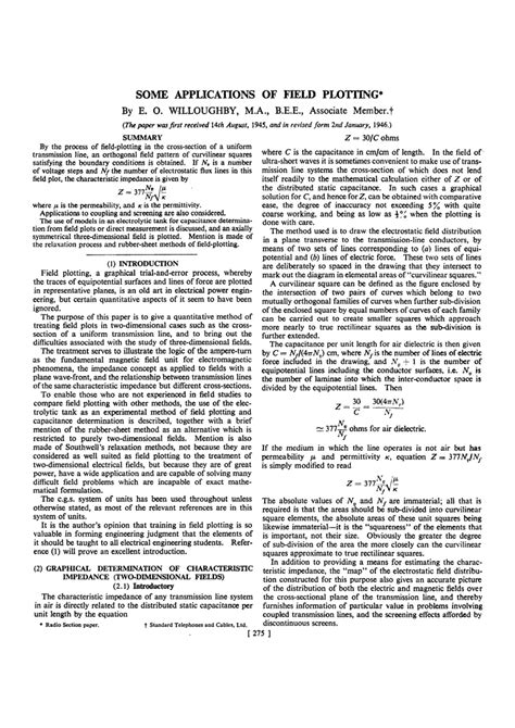 Pdf Some Applications Of Field Plotting