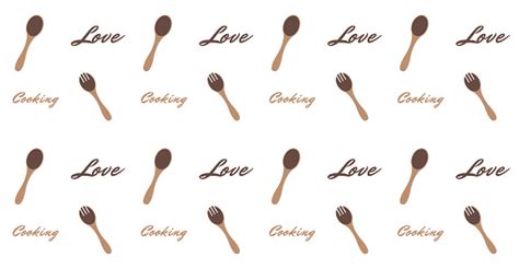 부엌 물건의 패턴은 손으로 그려진 평평한 아이콘 요리를 좋아합니다 카페 배너 요리 포스터의 배경 요리 과정 수업 수업을위한 템플릿 인쇄 요리 베이킹 클럽을위한 커버 가리기에