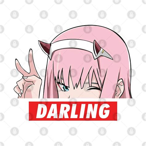 Zero Two Anime Pin Darling In The Franxx Shop