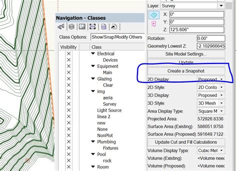 No Text Over My Existing Or Proposed Contour Site Design Vectorworks Community Board