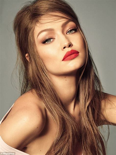 Gigi Hadid Looks Flawless As She Models For Maybelline Campaign Gigi