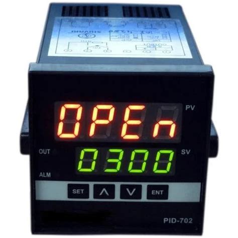 Pid Temperature Controller Metal Customizable Dimensions Sleek Black Design Industrial