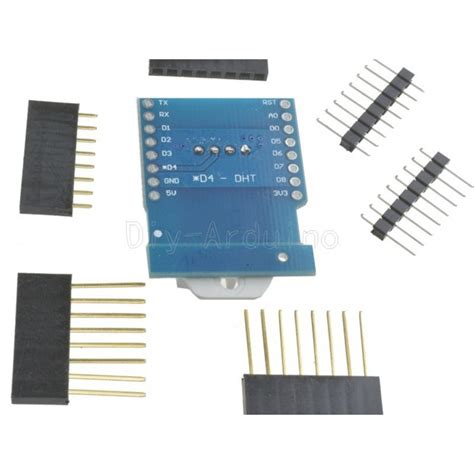 Dht Pro Shield For D1 Mini Dht22 Singlebus Digital Temperature And Humidity Sensor