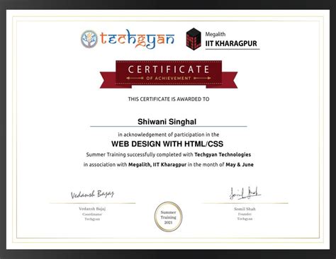 shiwani singhal on linkedin webdesign html css
