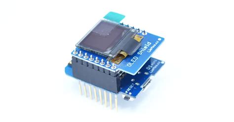 Buy Oled Shield For Wemos D1 Mini 066 Inch 64x48 Iic I2c Online In