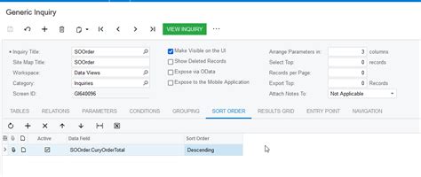 Widget Sort Order Not Following Gi Sort Order Community