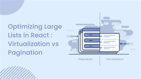 Optimizing Large Lists In React Virtualization Vs Pagination Ignek