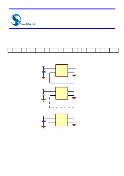WS2812B Datasheet 5 5 Pages WORLDSEMI Intelligent Control LED Integrated Light Source