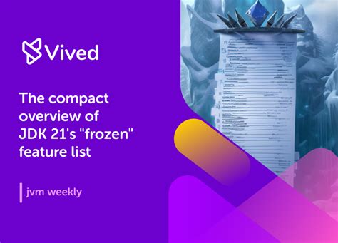 The Compact Overview Of Jdk 21s Frozen Feature List Jvm Weekly Vol