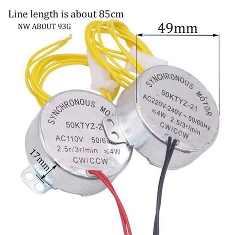 Moteur De SystÈme De Rotation Doeufs Dincubateur 220v 2 5 3r Min Eur 11 59 Picclick Fr