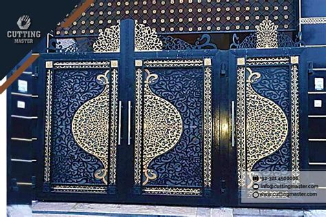 Floral Main Gate Laser Cut Design And Engraving Cnc Plasma Cutting Metal