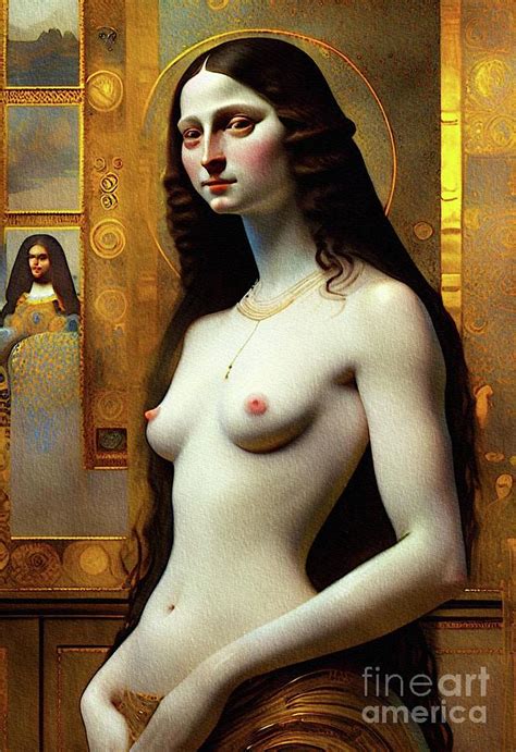 Mona Lisa Nude Painting By Sarah Kirk Pixels