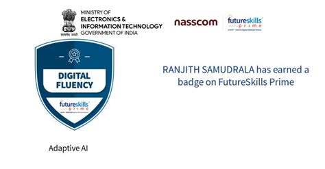 Ranjith Samudrala On Linkedin Posted From Futureskills Prime