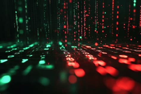 Light Effect Background Digital Binary Free Photo Illustration Rawpixel